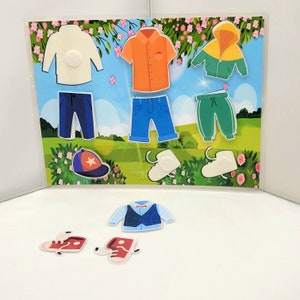 Matching Card Game, Seasonal Clothing Activities - Etsy