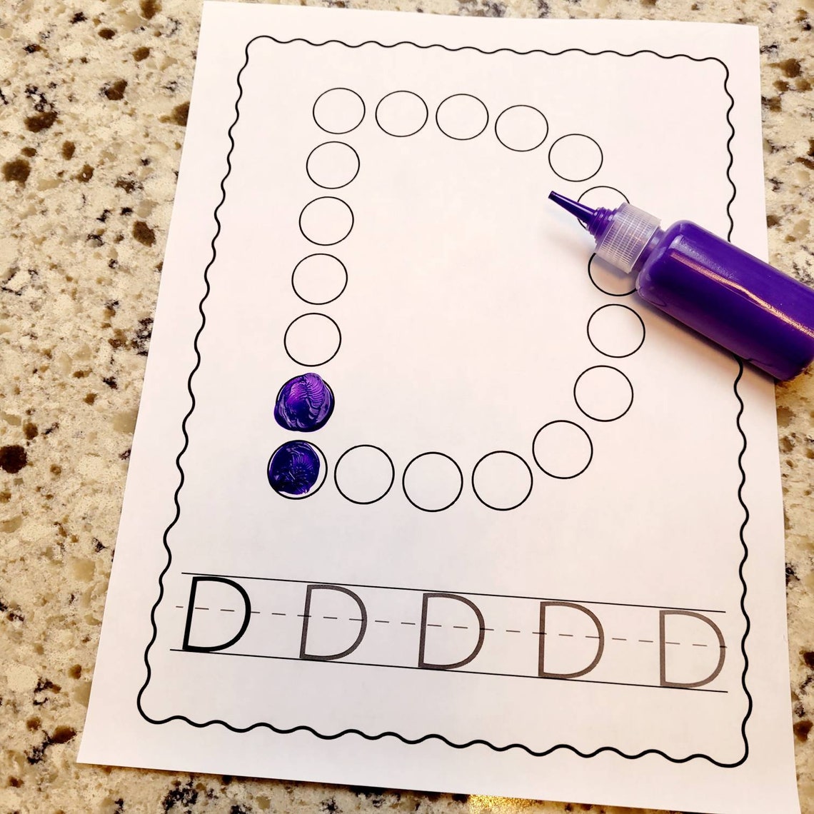 Preschool Curriculum Learn Alphabet Dot to Dot Alphabet - Etsy