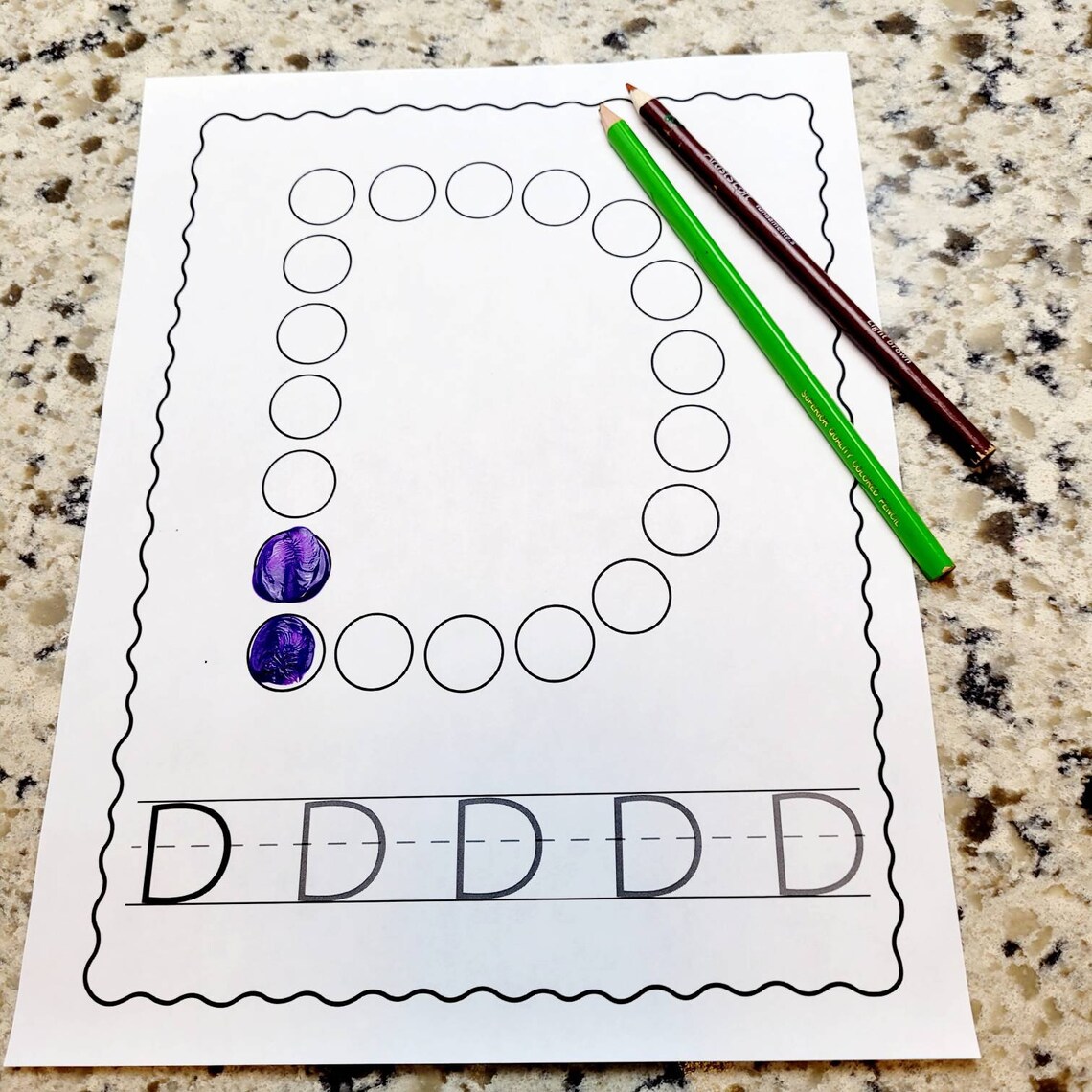 Preschool Curriculum Learn Alphabet Dot to Dot Alphabet - Etsy