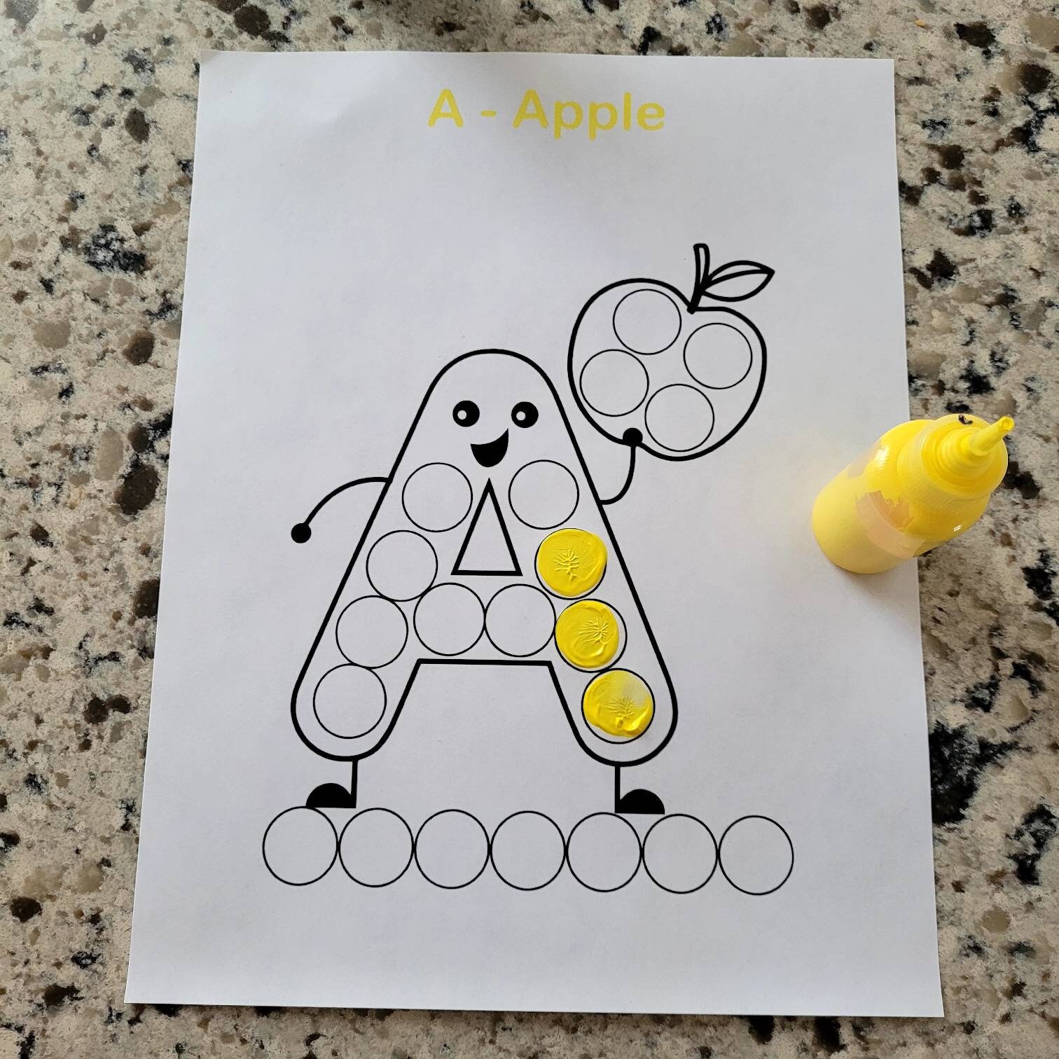 Preschool Alphabet Dot to Dot Alphabet Activity - Etsy