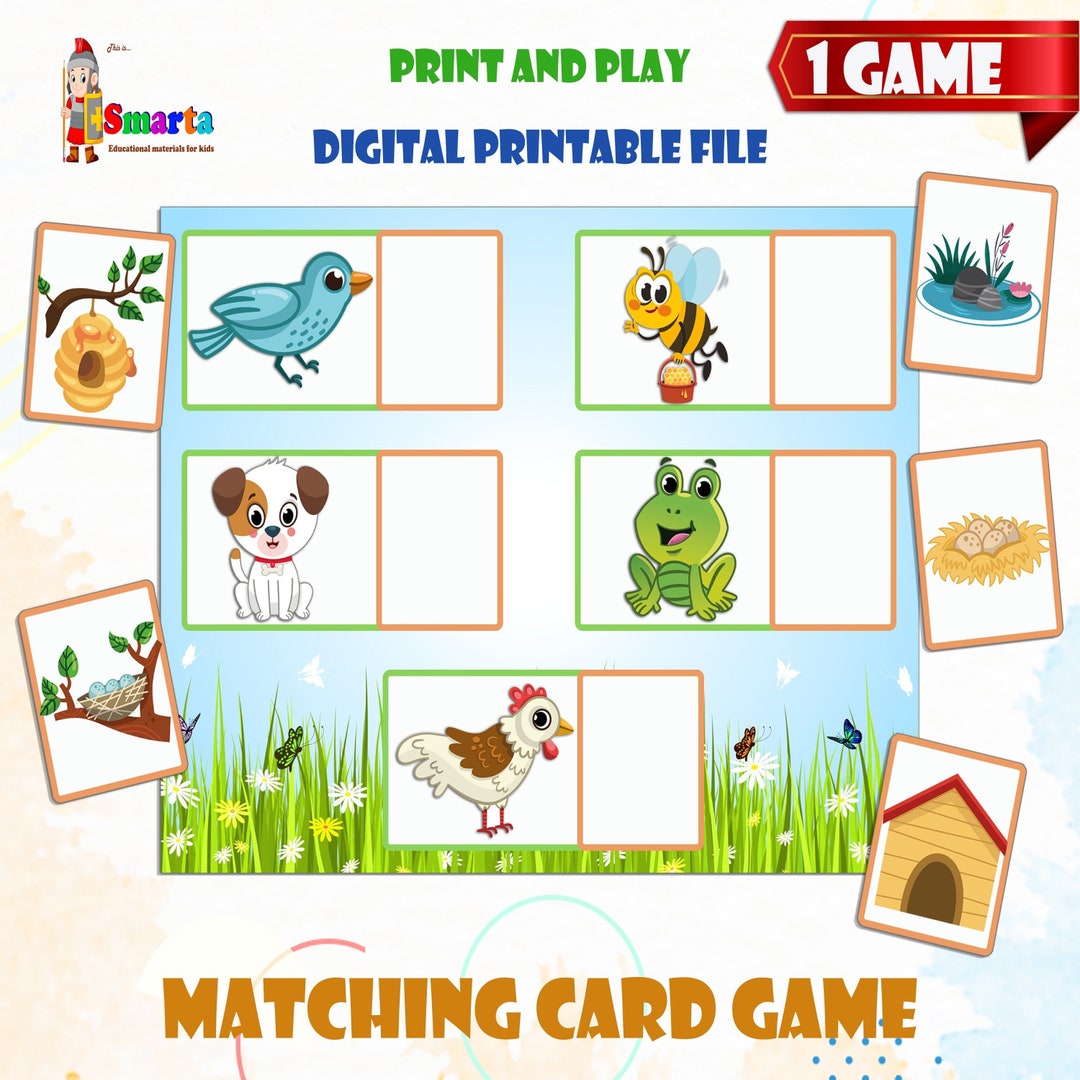 Early Learning Game, Kids Development Game - Etsy Canada