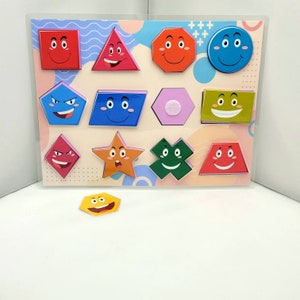 Preschool Curriculum. Matching Card Game Shapes - Etsy