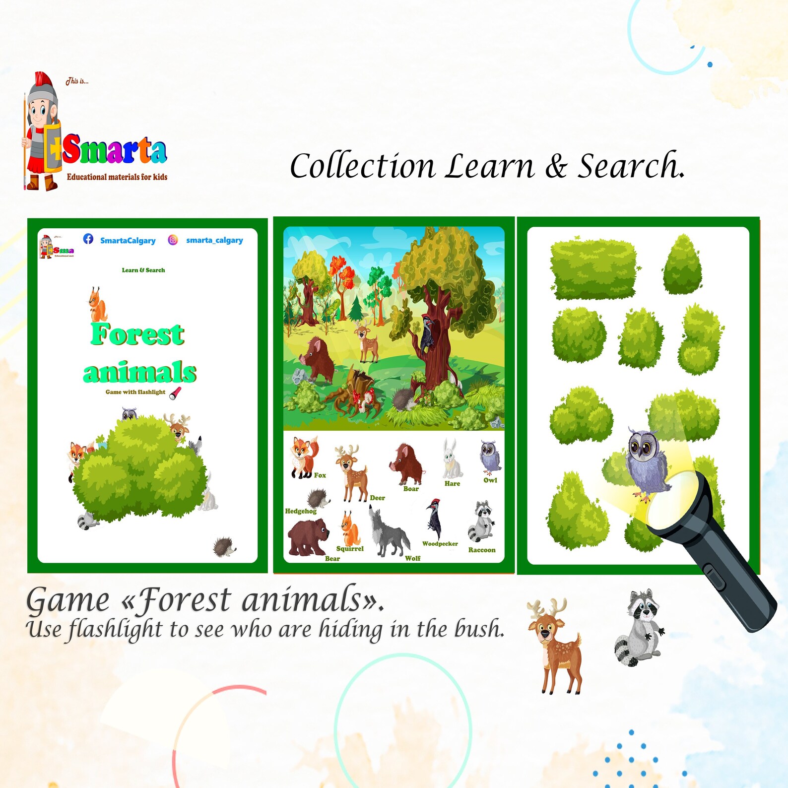 Educational Activity Learning Animals Activities - Etsy