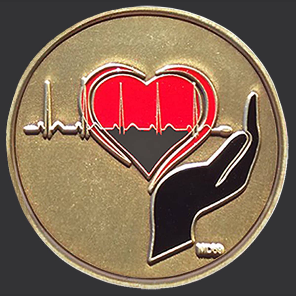 Medical Caduceus Helping Hand Challenge Coin - Etsy