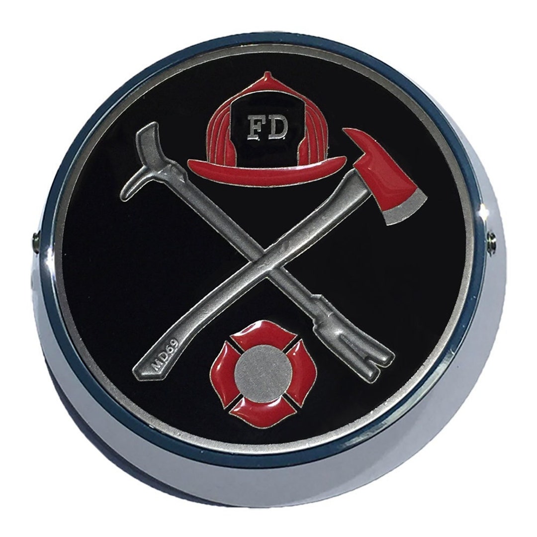 Motordog69 Goldwing Fire Fighter Axe and Halligan Universal Coin Mount ...