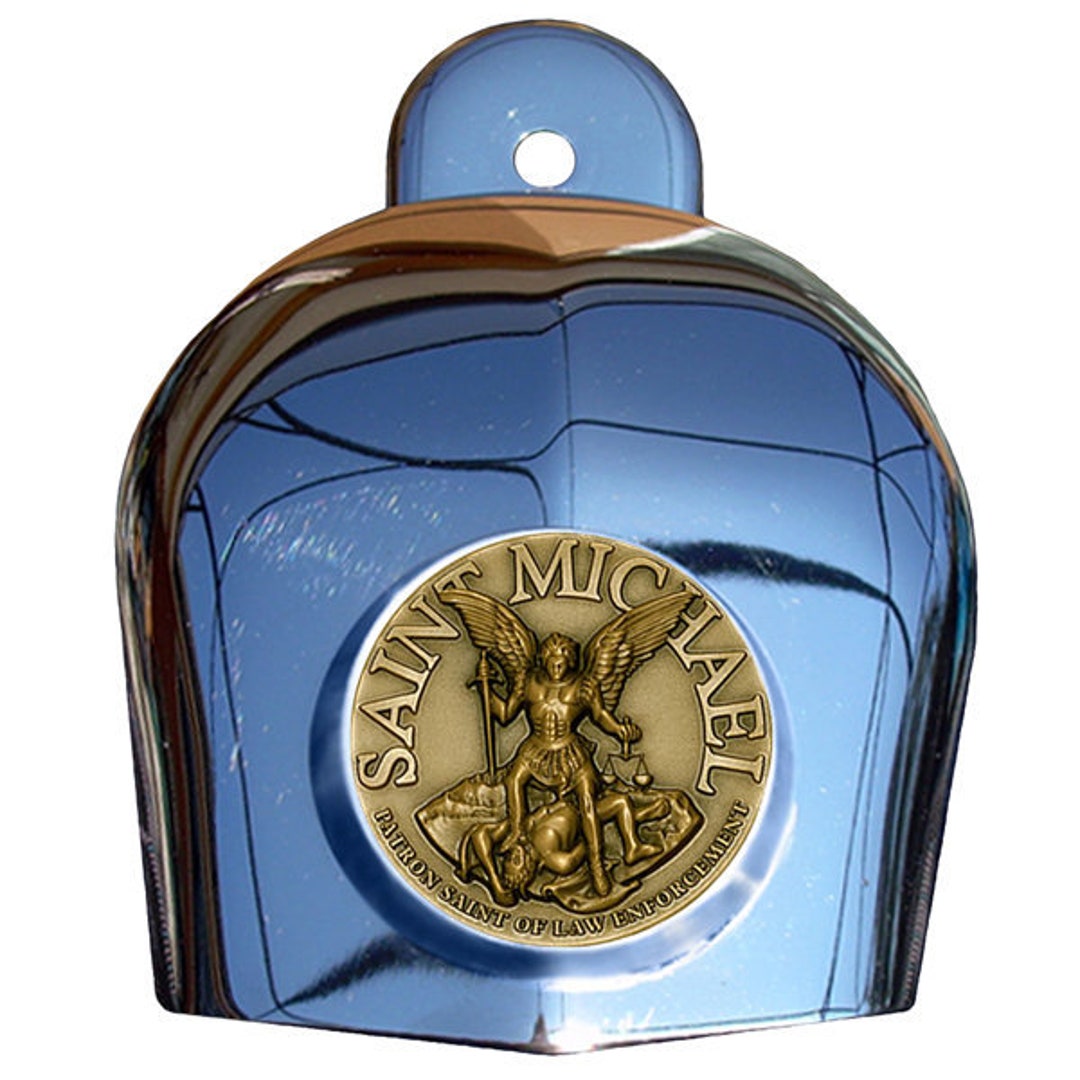 Police Saint Michael Coin Mount Set for Harley Horn Cover - Etsy
