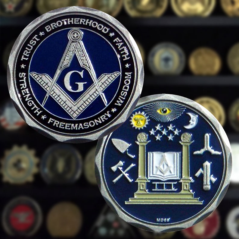 Motordog69 Masonic Challenge Coin | Etsy