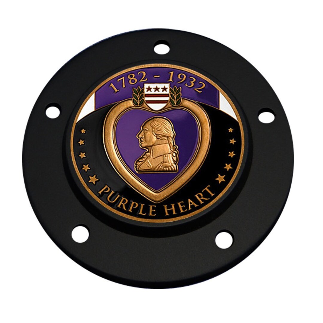Purple Heart Harley Twin Cam Timing Cover Coin Mount Set - Etsy