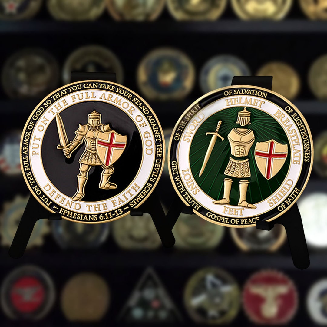 Motordog69 Armor of God Challenge Coin - Etsy