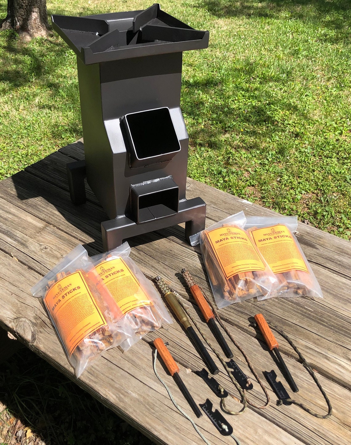 Minuteman Titan Rocket Stove Deluxe Fire Makers Kit - Etsy