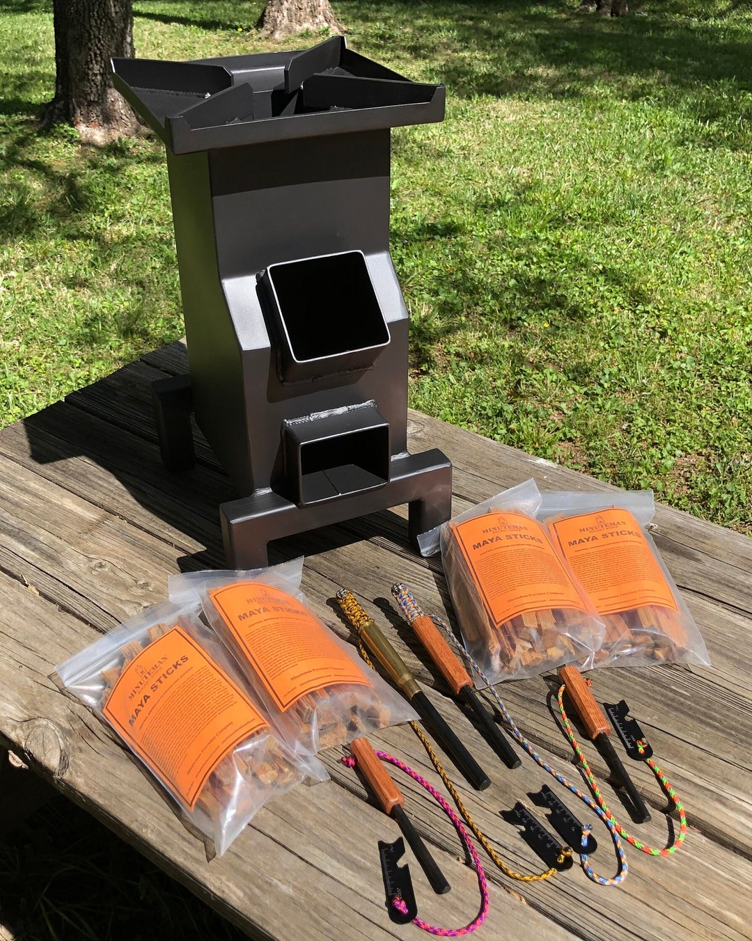Minuteman Titan Rocket Stove Deluxe Fire Makers Kit - Etsy