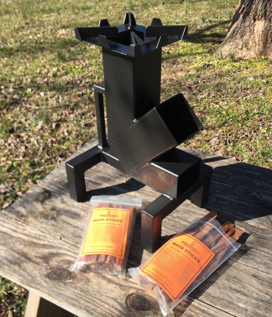 Minuteman "k" Rocket Stove - Etsy