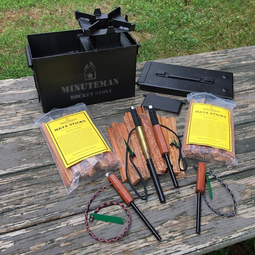 Minuteman Deluxe Stove / Fire Makers Kit | Etsy