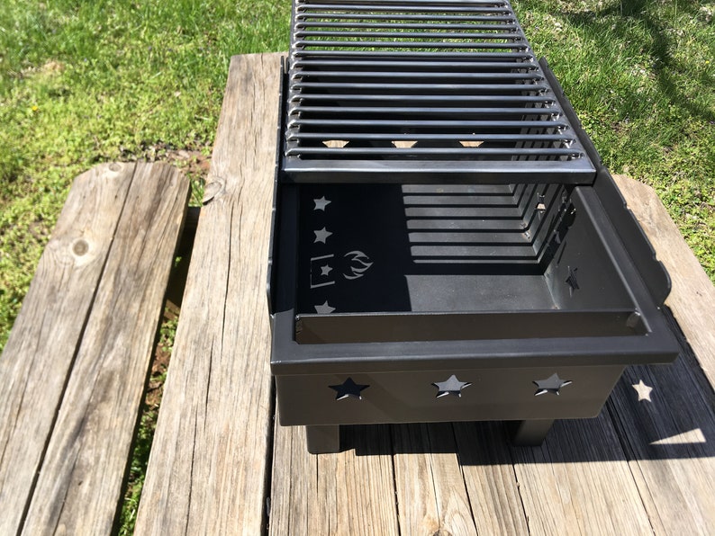 Buy Minuteman 5 Star Firepit / Grill and Shish Kabob Cooker Online in ...