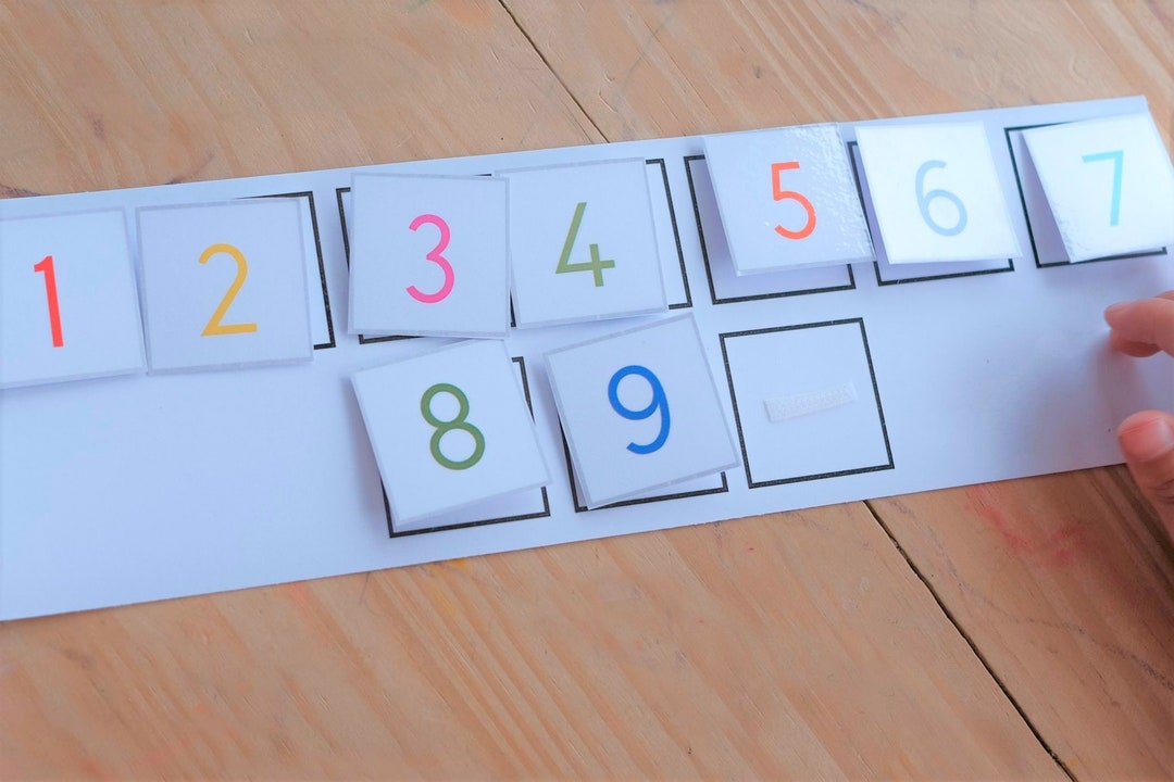 Orden de números / ordenar del 1 al 10 / prepararse para la - Etsy México