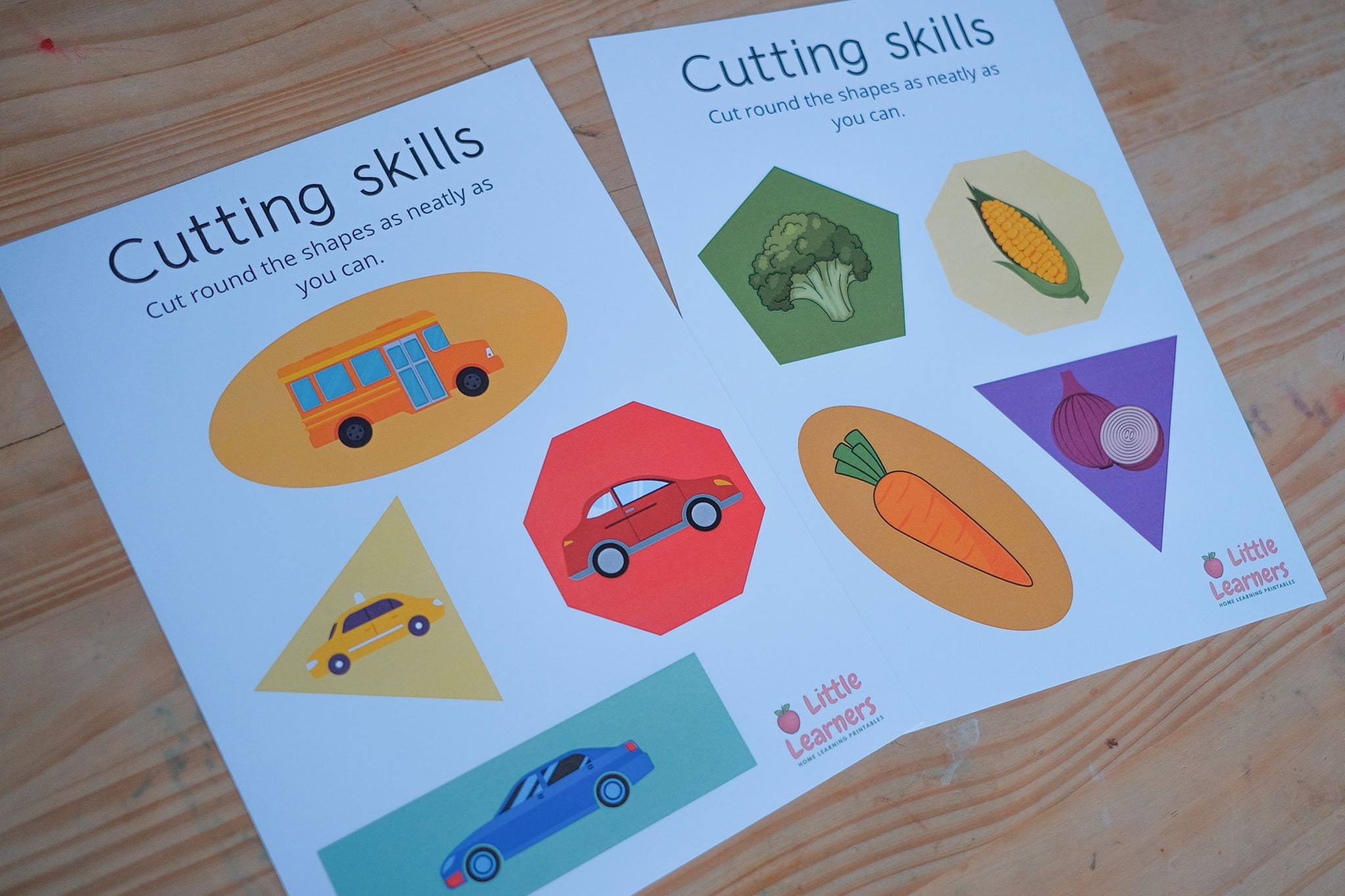 Cutting Skills / Shapes / Get Ready for School / Home Learning / Space ...