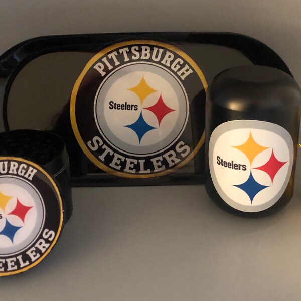 Steelers Rolling Tray - Etsy