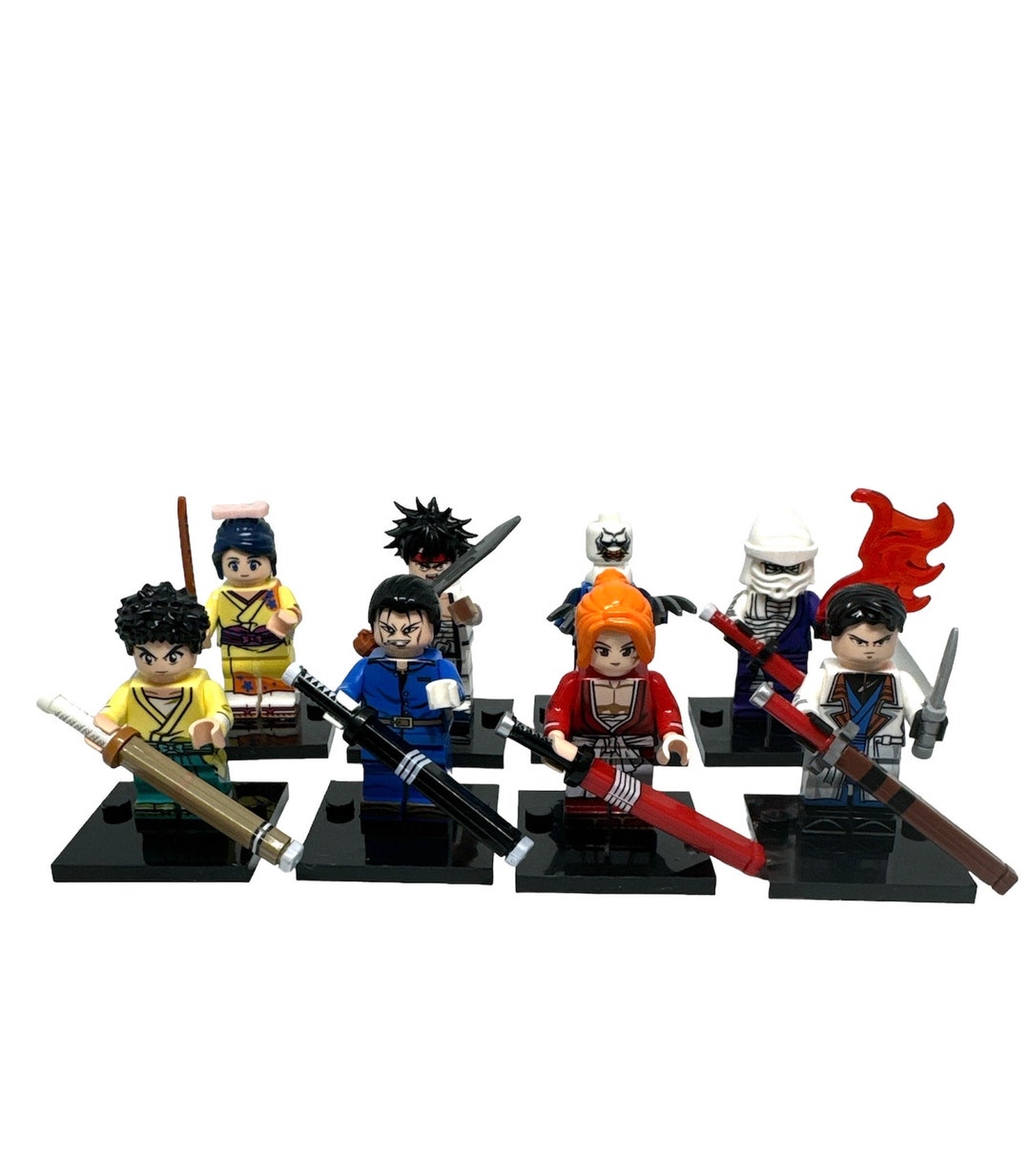 Custom Anime Figure Set, Custom Rurouni Kenshin Figures, Custom BLCH ...