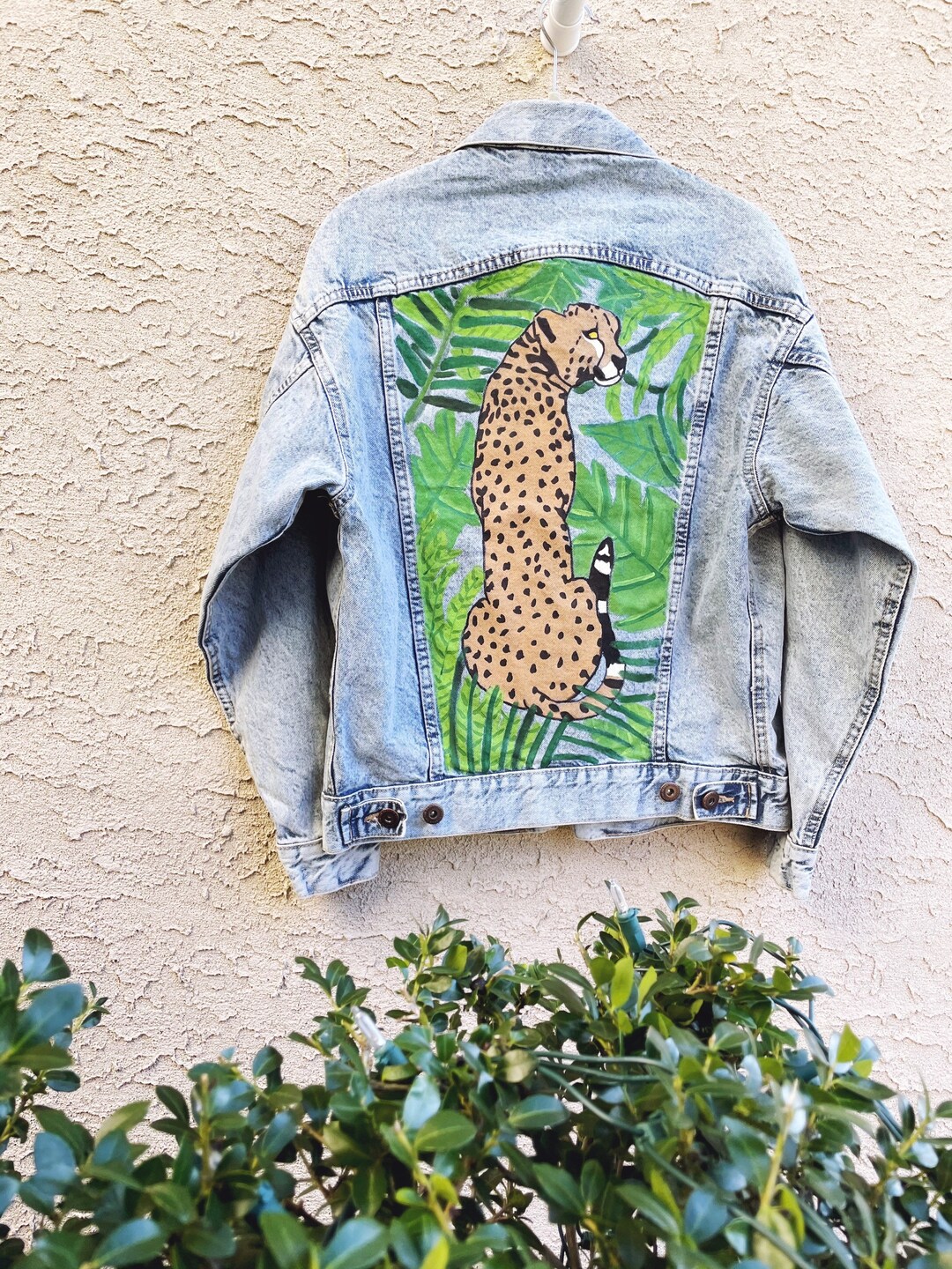 Custom Cheetah Jacket - Etsy