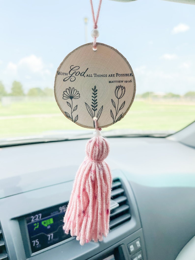 Christian Car Charm Christian Car Accessories Christian - Etsy
