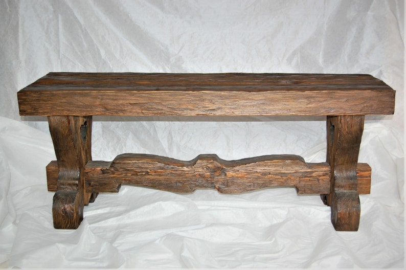 WOODEN BENCH Medieval Rustic Style - Etsy