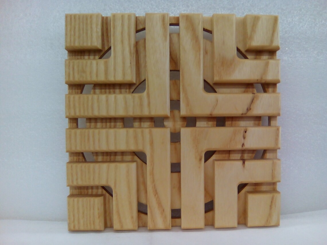 2 Sided Wooden Trivet - Etsy