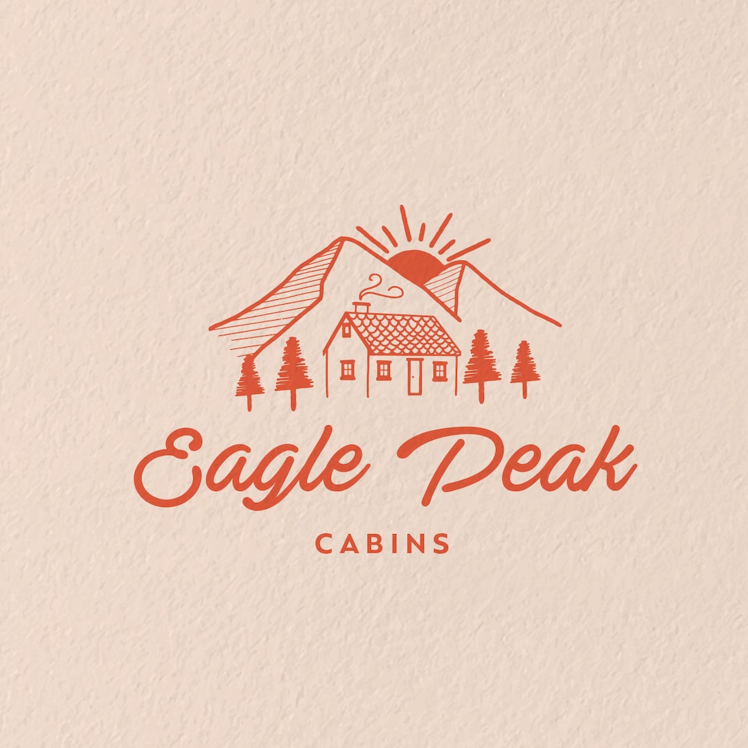 Premade Boho Logo, Folk Logo, Gypsy Logo, Wilderness Logo, Minimalist ...