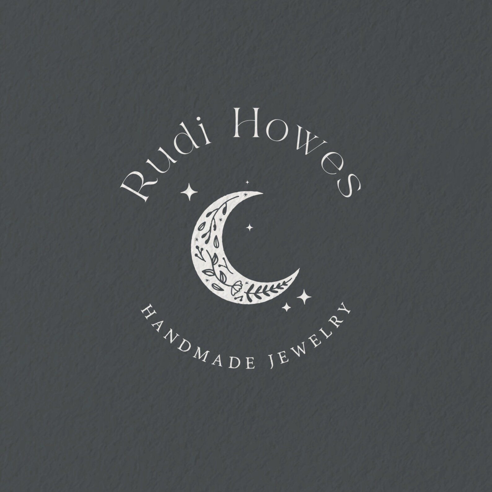 Premade Boho Logo Folk Logo Gypsy Logo Moon Logo | Etsy