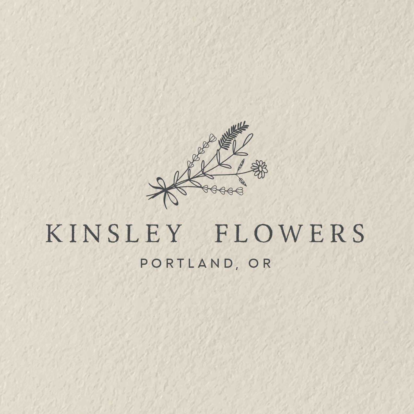 Premade Boho Logo Folk Logo Gypsy Logo Flower Logo - Etsy