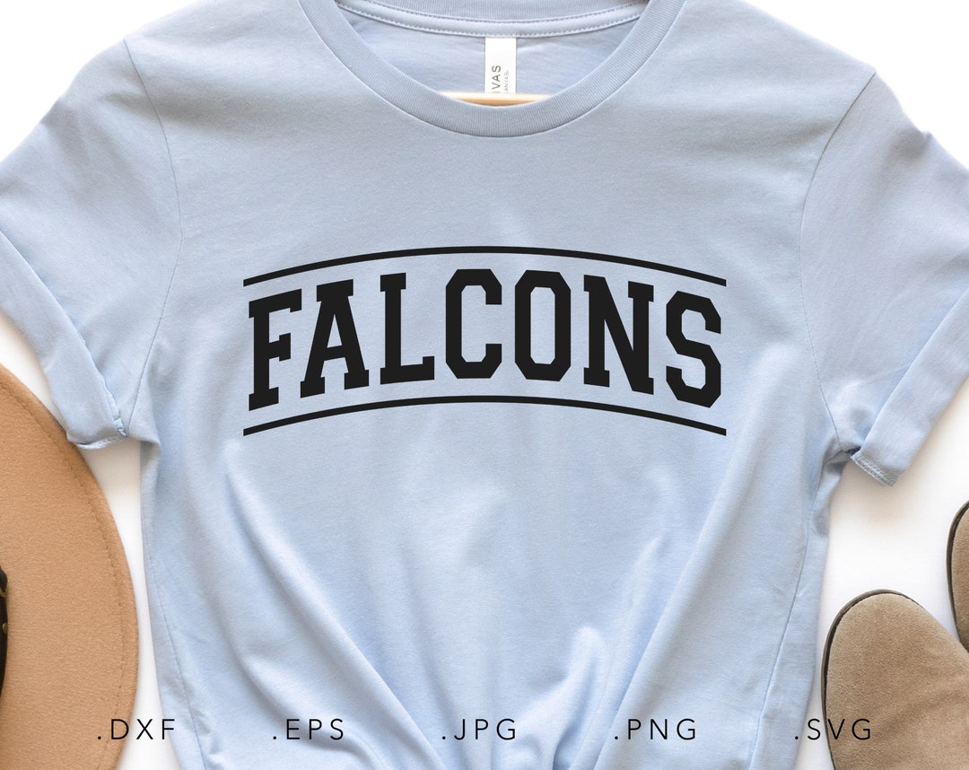 Falcons Varsity Arched SVG PNG dxf Jpg Eps Falcons - Etsy