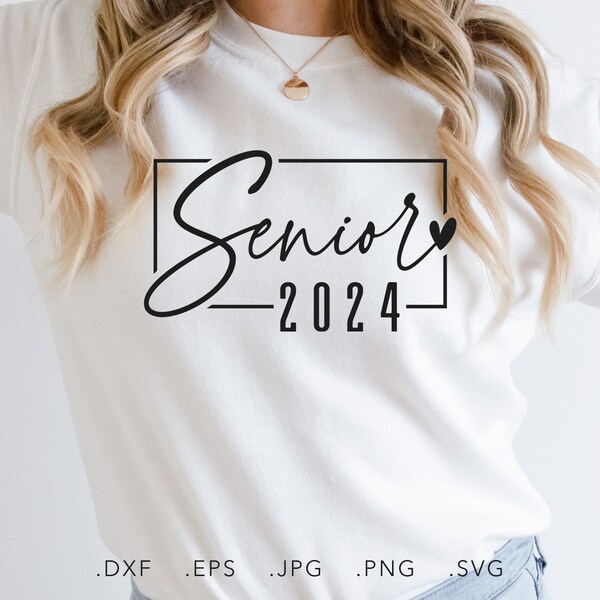 Senior 2024 Svg - Etsy