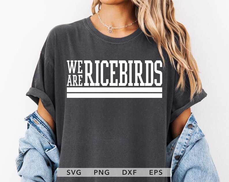 We Are Ricebirds SVG, PNG, EPS, Dxf, Ricebirds Team Mascot Sublimation ...