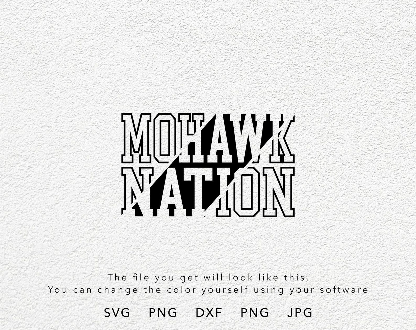 Mohawk Nation SVG, PNG, Dxf, Jpg, Eps, Mohawks Shirt Sublimation ...