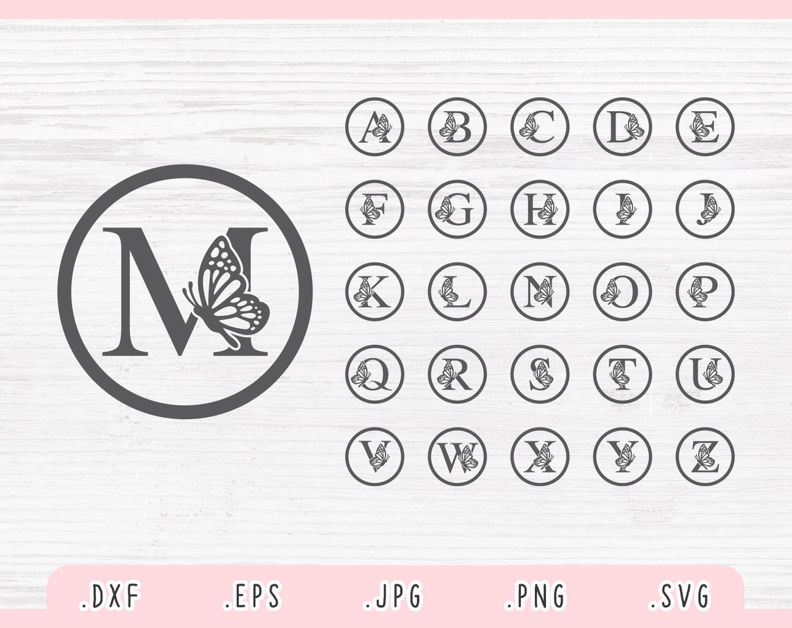Monogram Keychain SVG Bundle Alphabet Keychain Svg Round - Etsy Australia