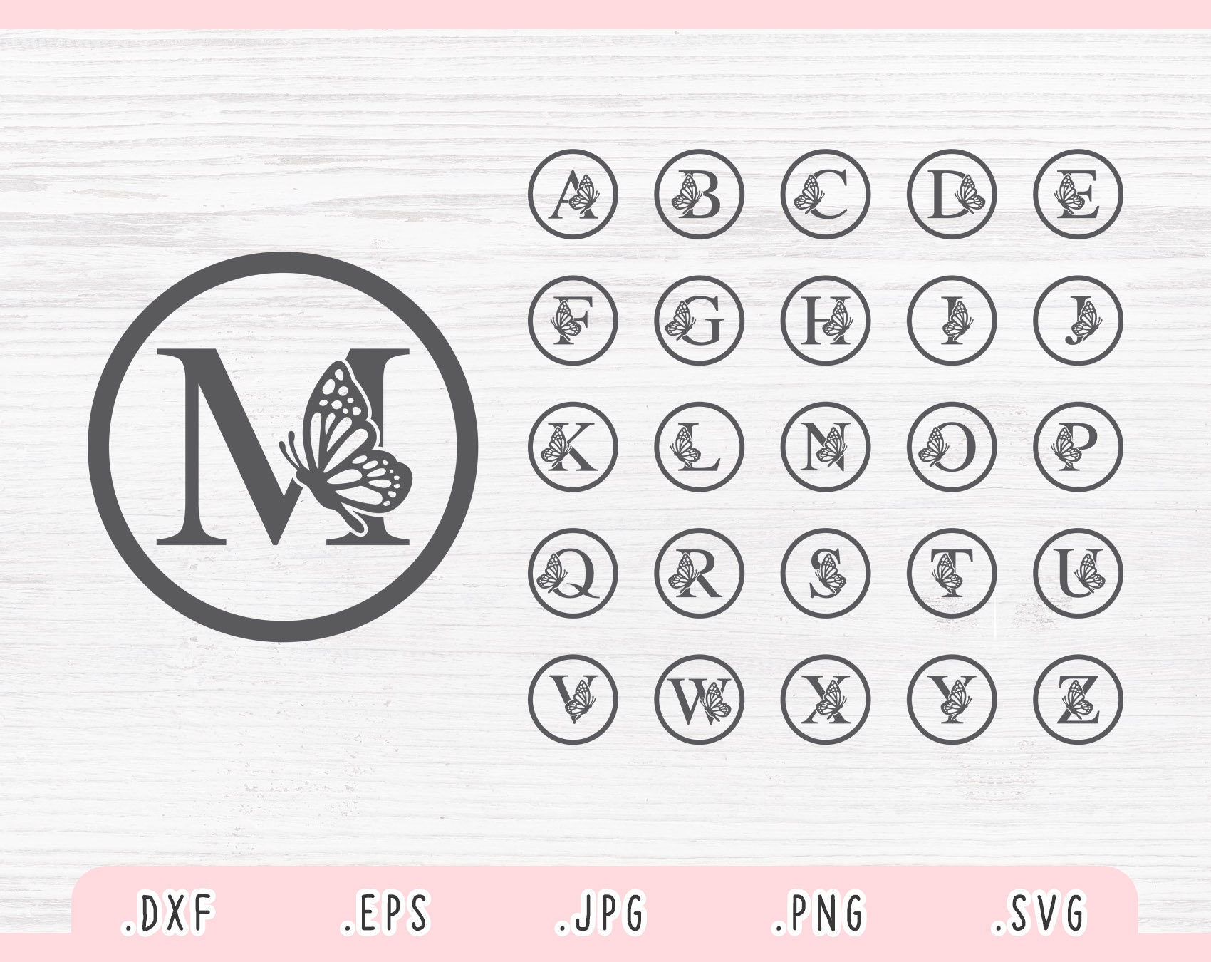 Monogram Keychain SVG Bundle, Alphabet Keychain Svg, Round Keychain Svg ...