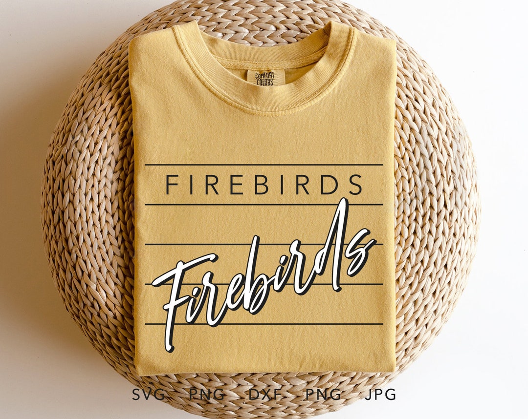 Firebirds SVG, PNG, Dxf, Jpg, Eps, Trendy Firebirds Sport Shirt ...