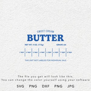 Sweet Cream Butter SVG, PNG, DXF, Jpg, Eps, Trendy Baking Shirt ...