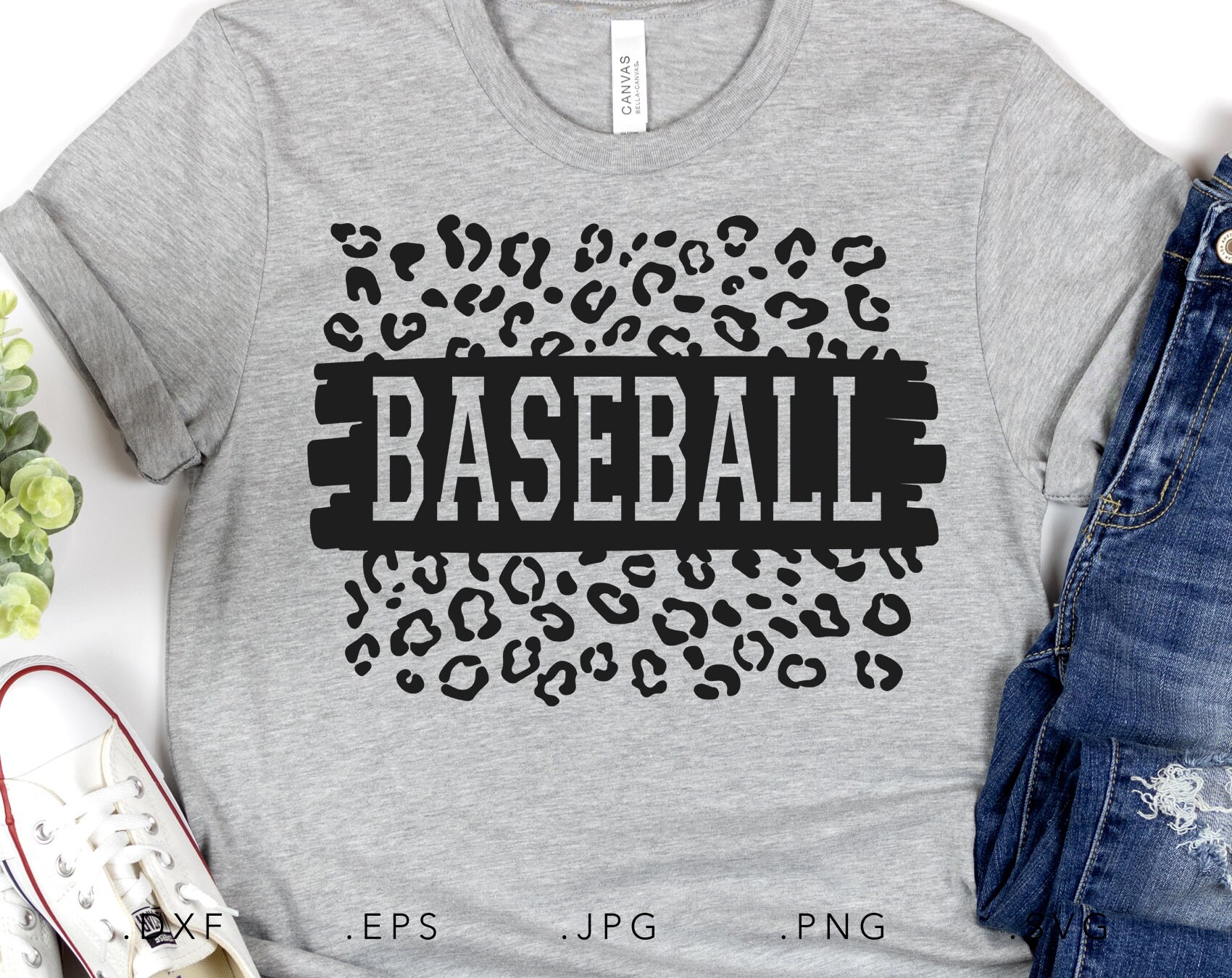 Baseball Leopard SVG, Dxf, Jpg, Png, Eps, Baseball Cut File Cricut and ...