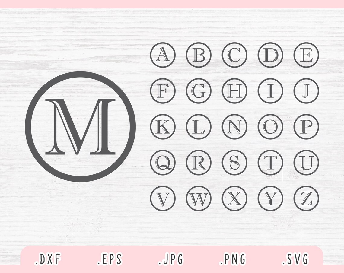Monogram Keychain SVG Bundle Alphabet Keychain Svg Cricut - Etsy