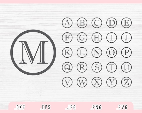 Monogram Keychain SVG Bundle Alphabet Keychain Svg Cricut | Etsy