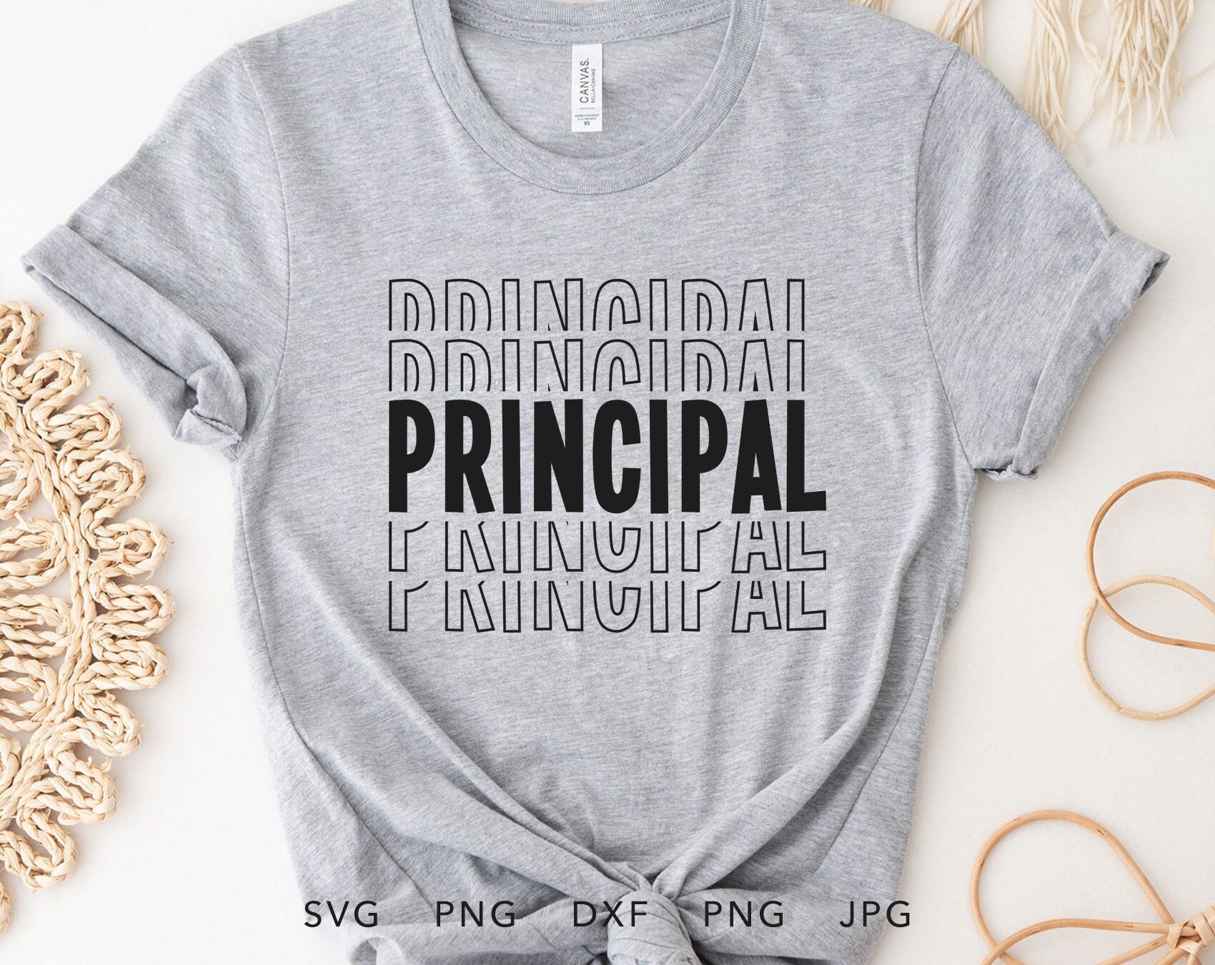 Principal SVG, DXF, PNG, Jpg, Eps, Trendy Principal Cricut Silhouette ...