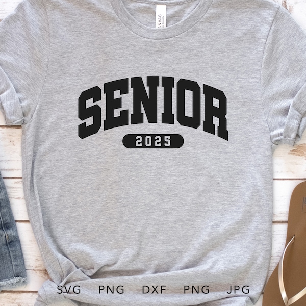 Boy Senior 2025 Svg - Etsy