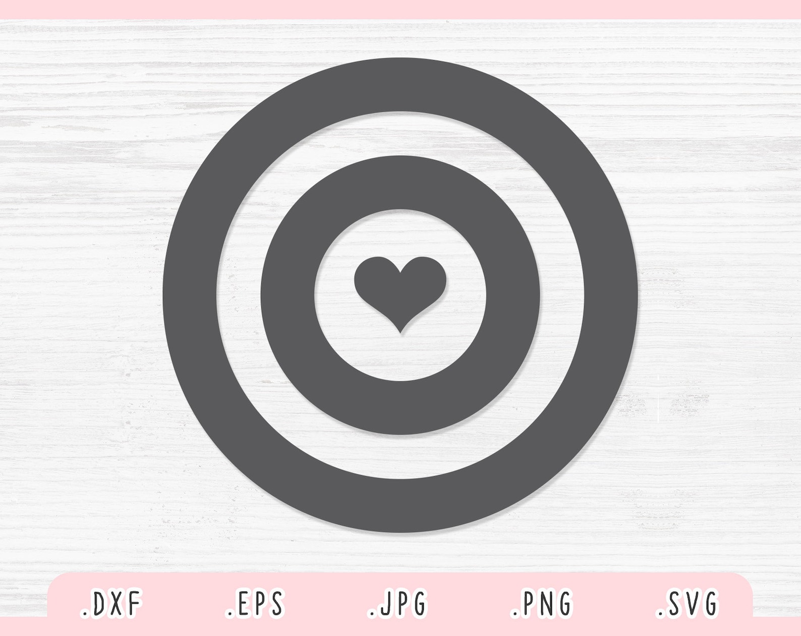 Bullseye Target SVG Dxf Jpg Png Eps Bulleyes Target Cut | Etsy