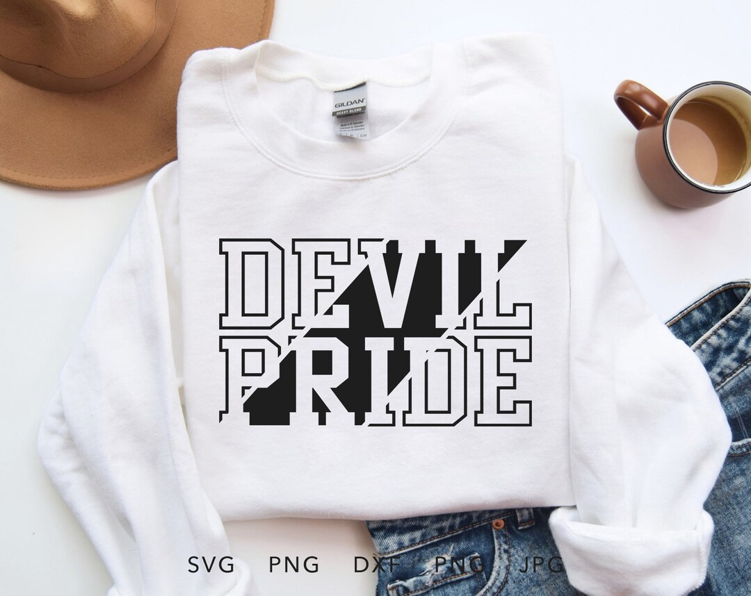 Devil Pride SVG, PNG, Dxf, Jpg, Eps, Devils Shirt Sublimation, Devils ...