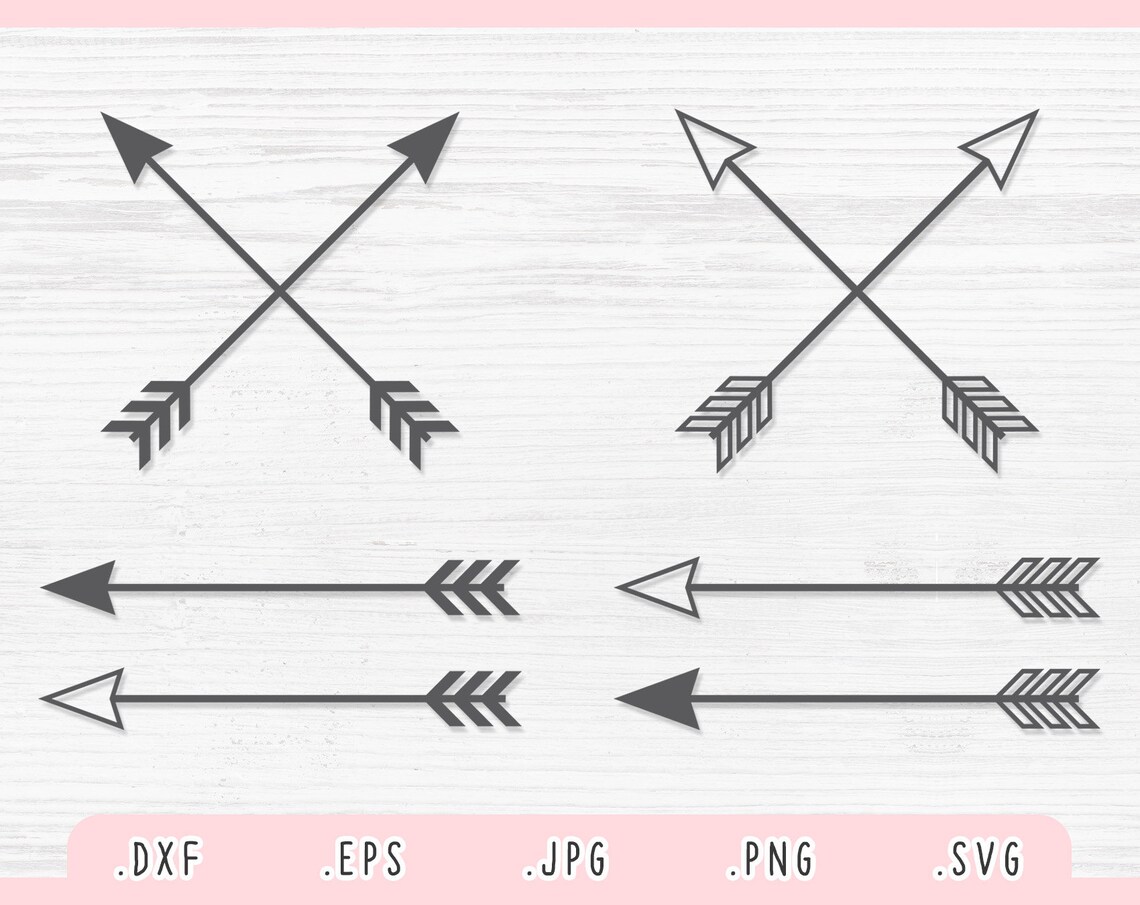 Arrow SVG Dxf Jpg Png Eps Arrow Vector Arrow Clipart - Etsy