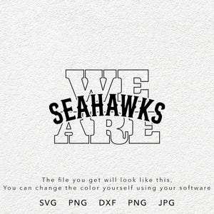 We Are Seahawks SVG, PNG, Dxf, Jpg, Eps, Vintage Seahawks Game Day ...
