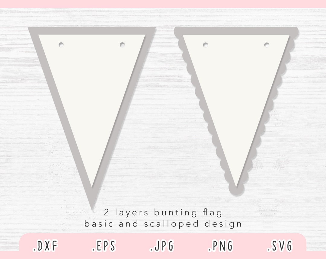 Banner SVG, Wimpel Svg, Wimpel Svg, Bunting Flag Svg, Cut File für ...