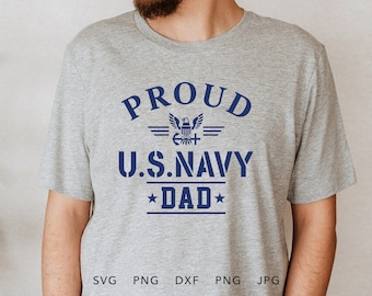 Proud Navy Dad Son Design .svg/.dxf/.eps/.pdf/.jpg - Etsy