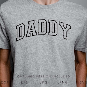 Daddy SVG, Dxf, Jpg, Png, Eps, Daddy Cut File Cricut Silhouette,father ...