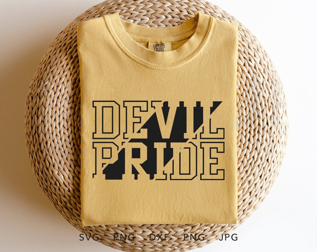 Devil Pride SVG, PNG, Dxf, Jpg, Eps, Devils Shirt Sublimation, Devils ...